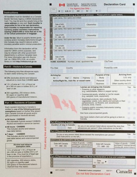 eDeclaration für Kanada, Primary Inspection Kiosks | CamperCo